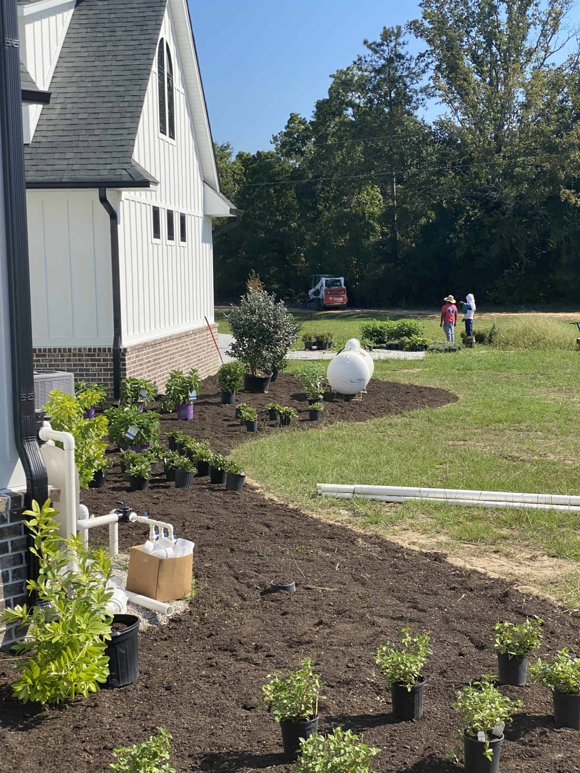 Modern Farmhouse Landscaping - My Modern White Farmhouse