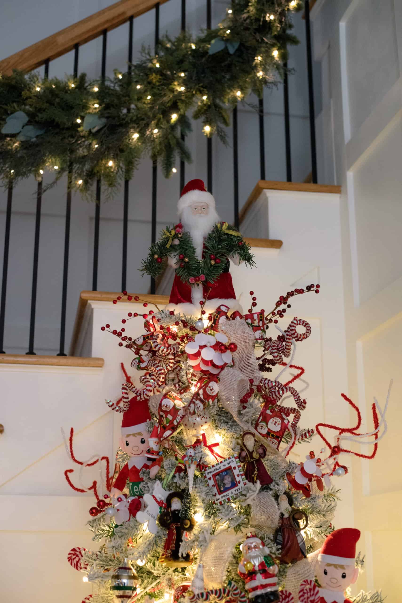 Cow Bells And Christmas Home Tour - My Modern White Farmhouse